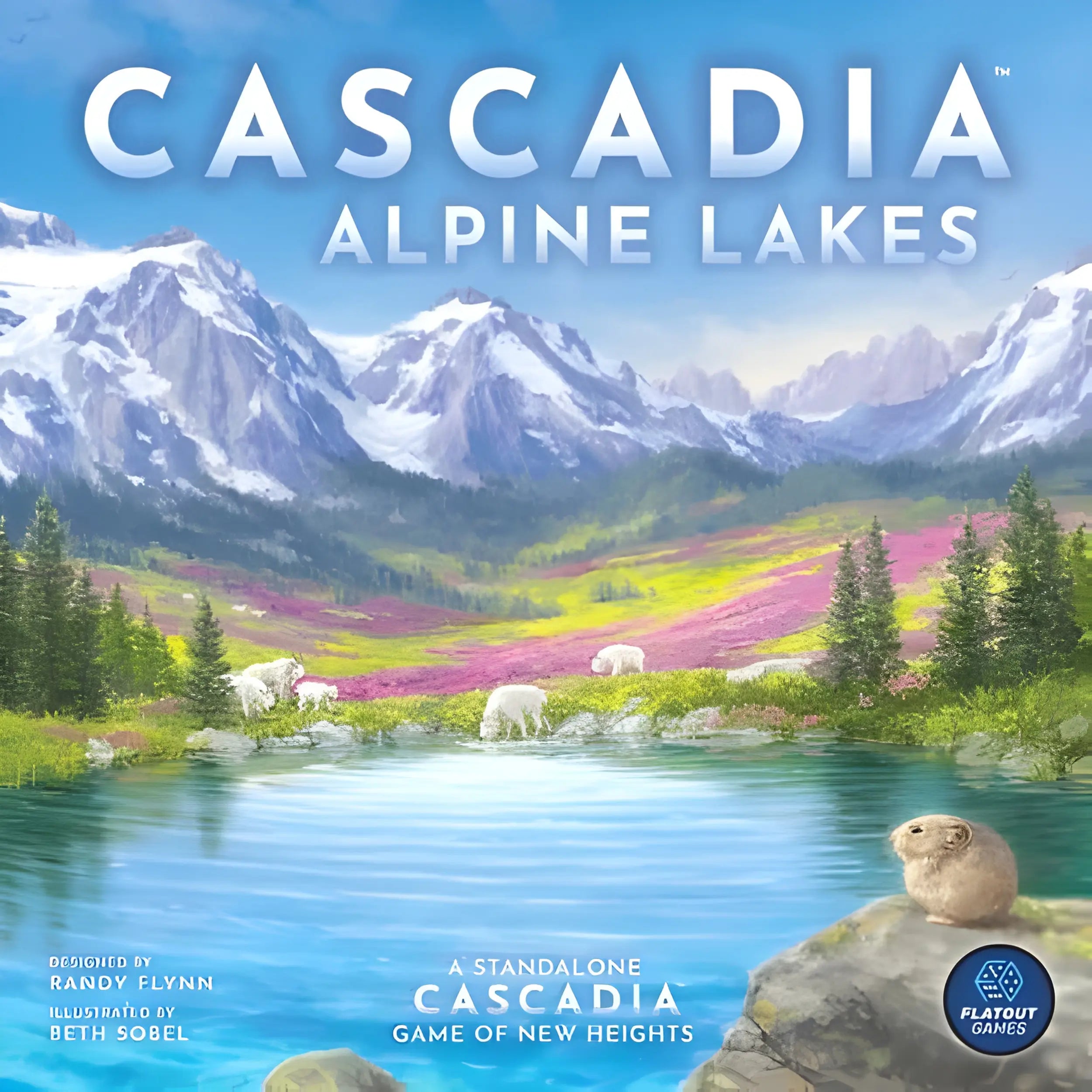Cascadia Alpine Lakes- gioco da tavolo tile placement 1–4 con layering ...
