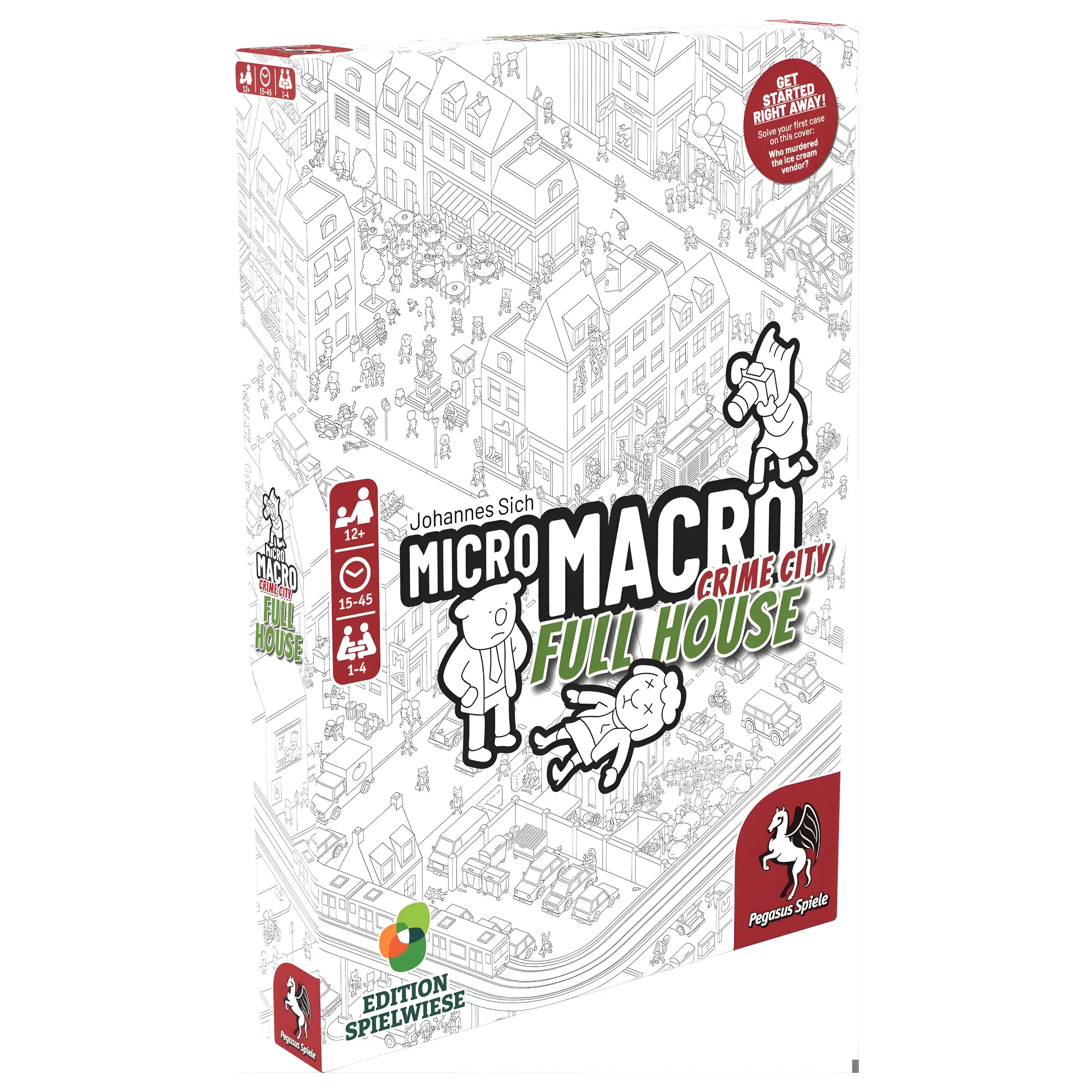 MicroMacro Full House – Detective game of deduction and maps – FroGames