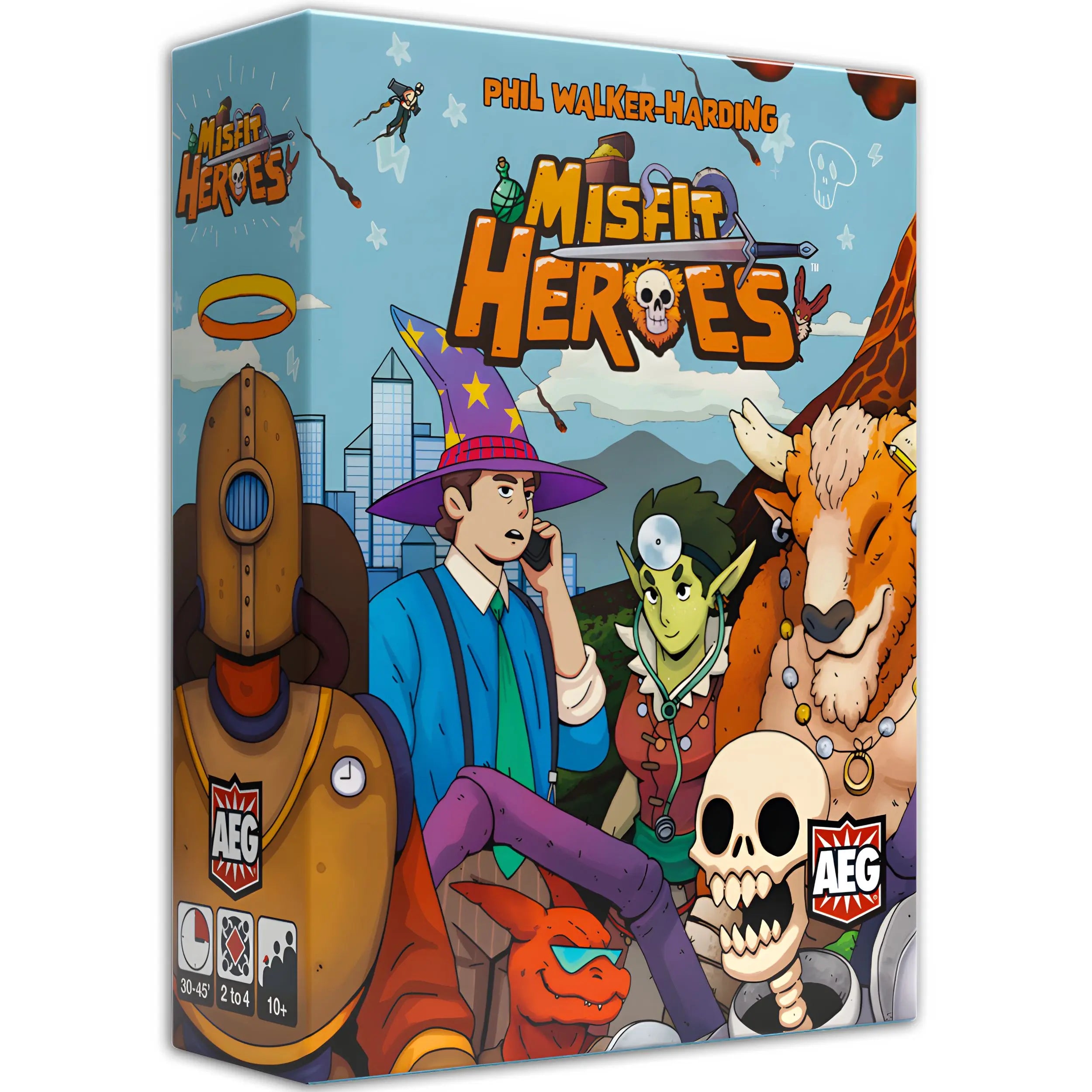 Misfit Heroes Board Game – Ironic Fantasy and Absurd Combinations ...