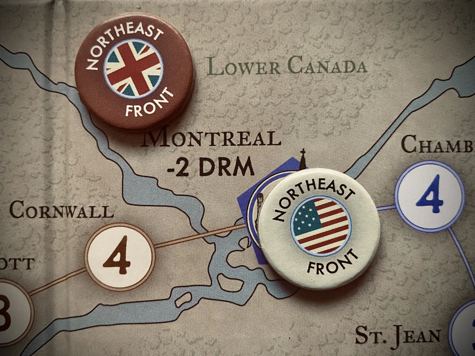 War of 1812 Solitaire – Wargame da viaggio per 1 giocatore – FroGames